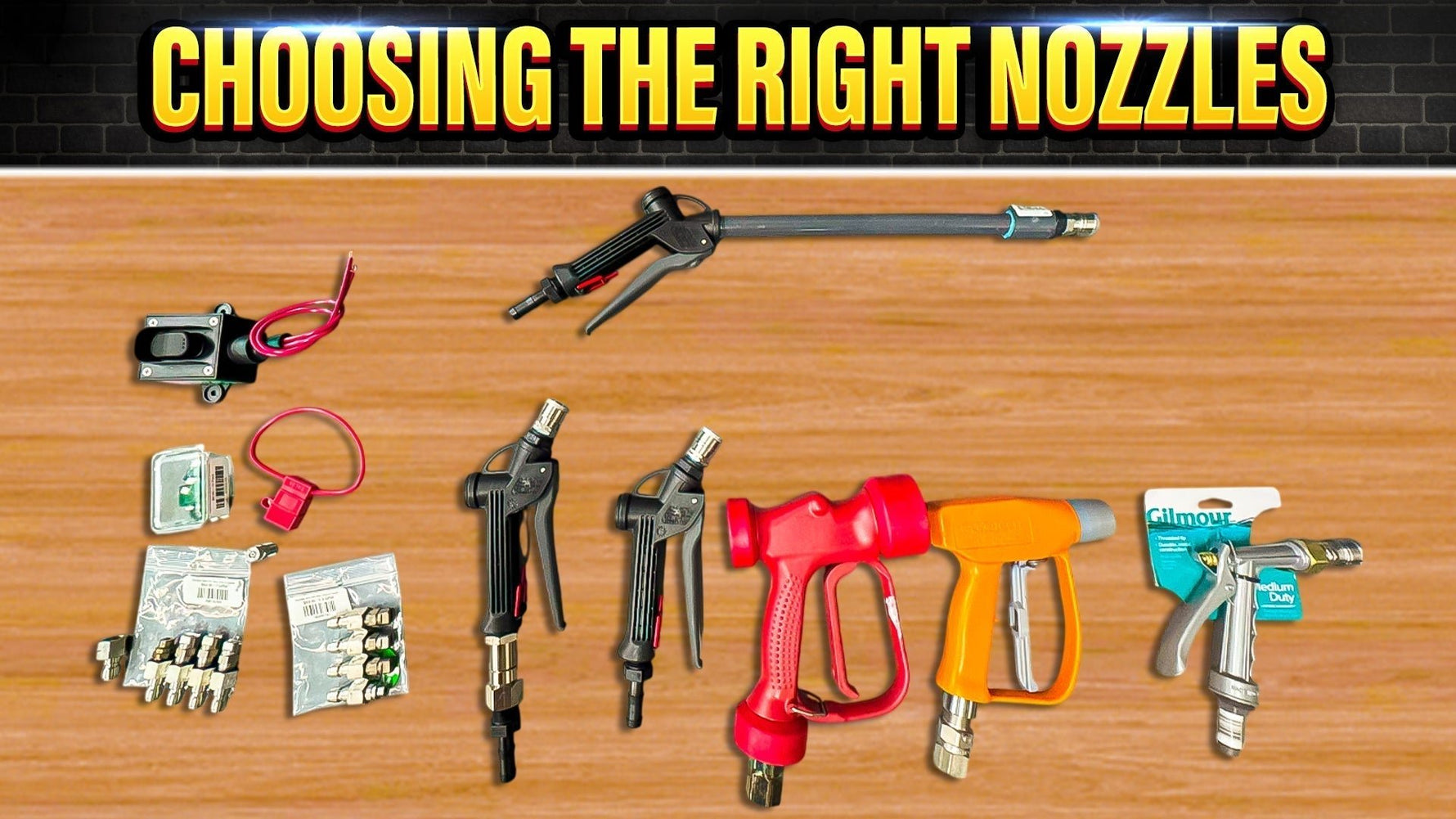Choosing the Right Nozzles for Your 12V Soft Wash System