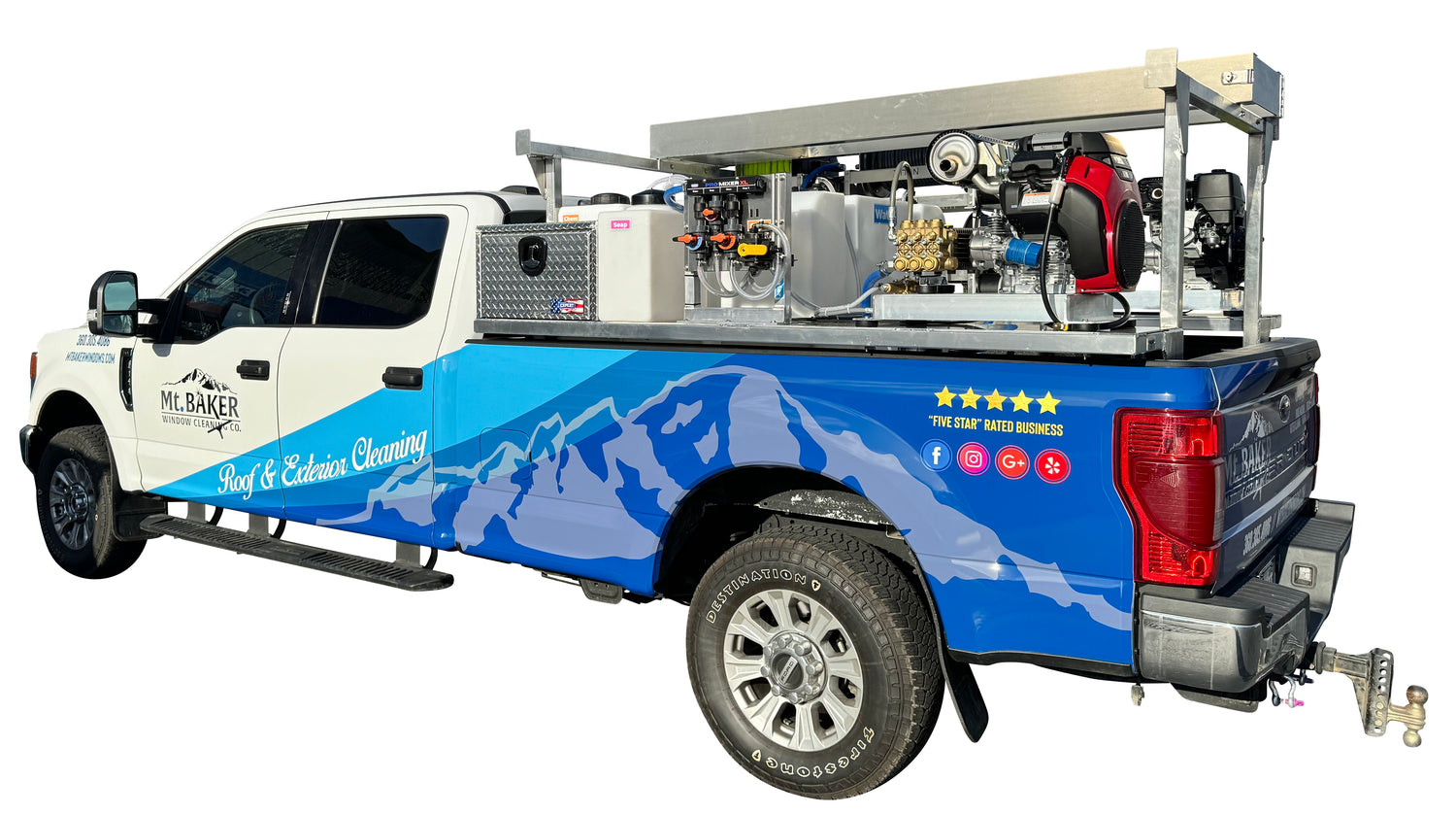 Pressure Washing Truck Skids and Equipment