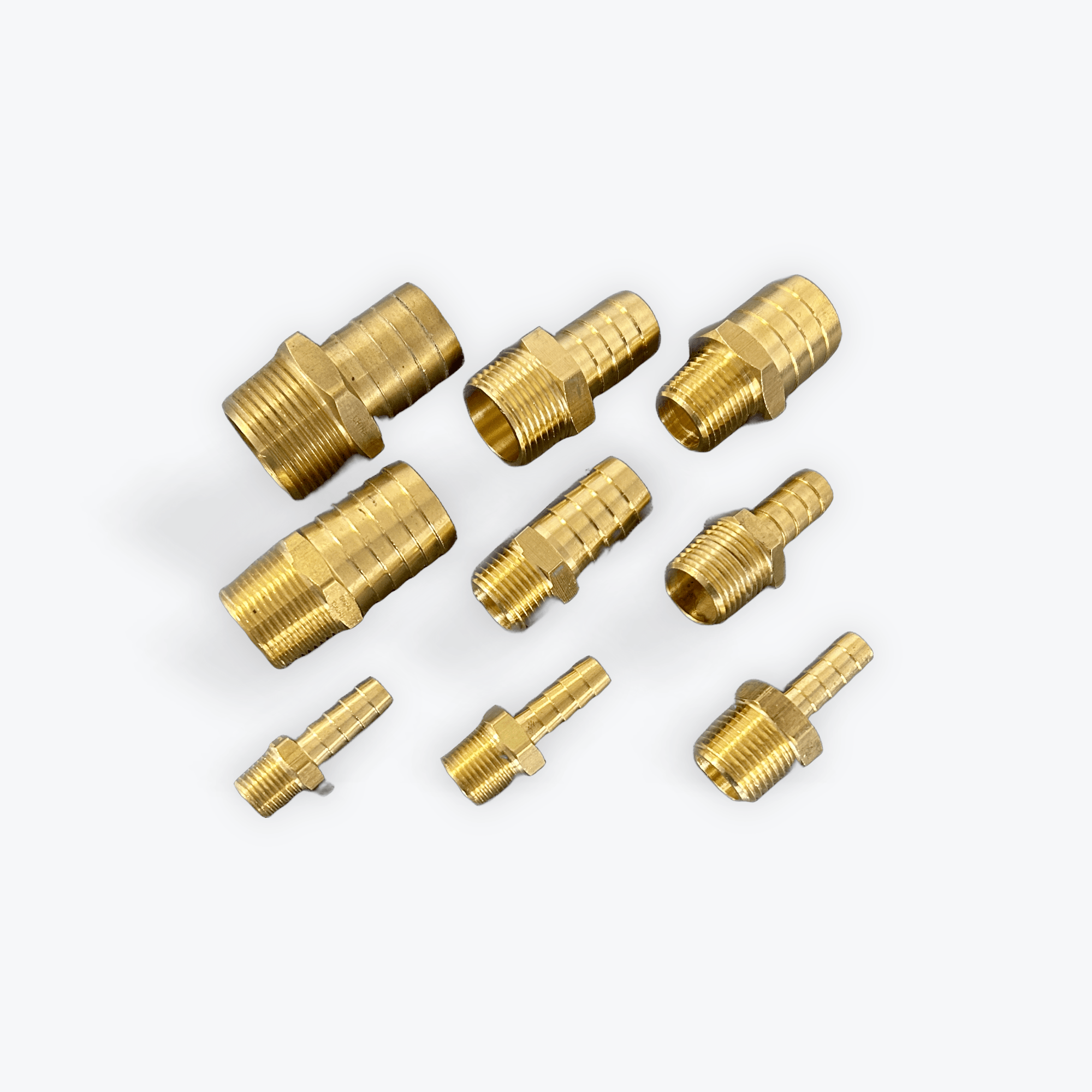 Brass Hose Barbs, HB X MPT