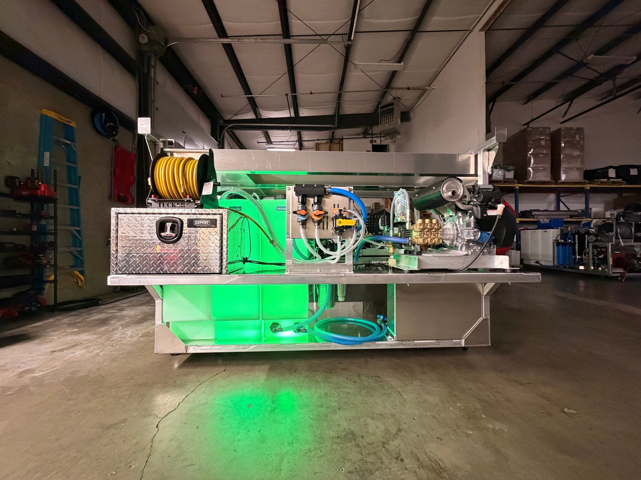 Cameron’s Custom Double Trouble 8ft Pressure Washing Skid