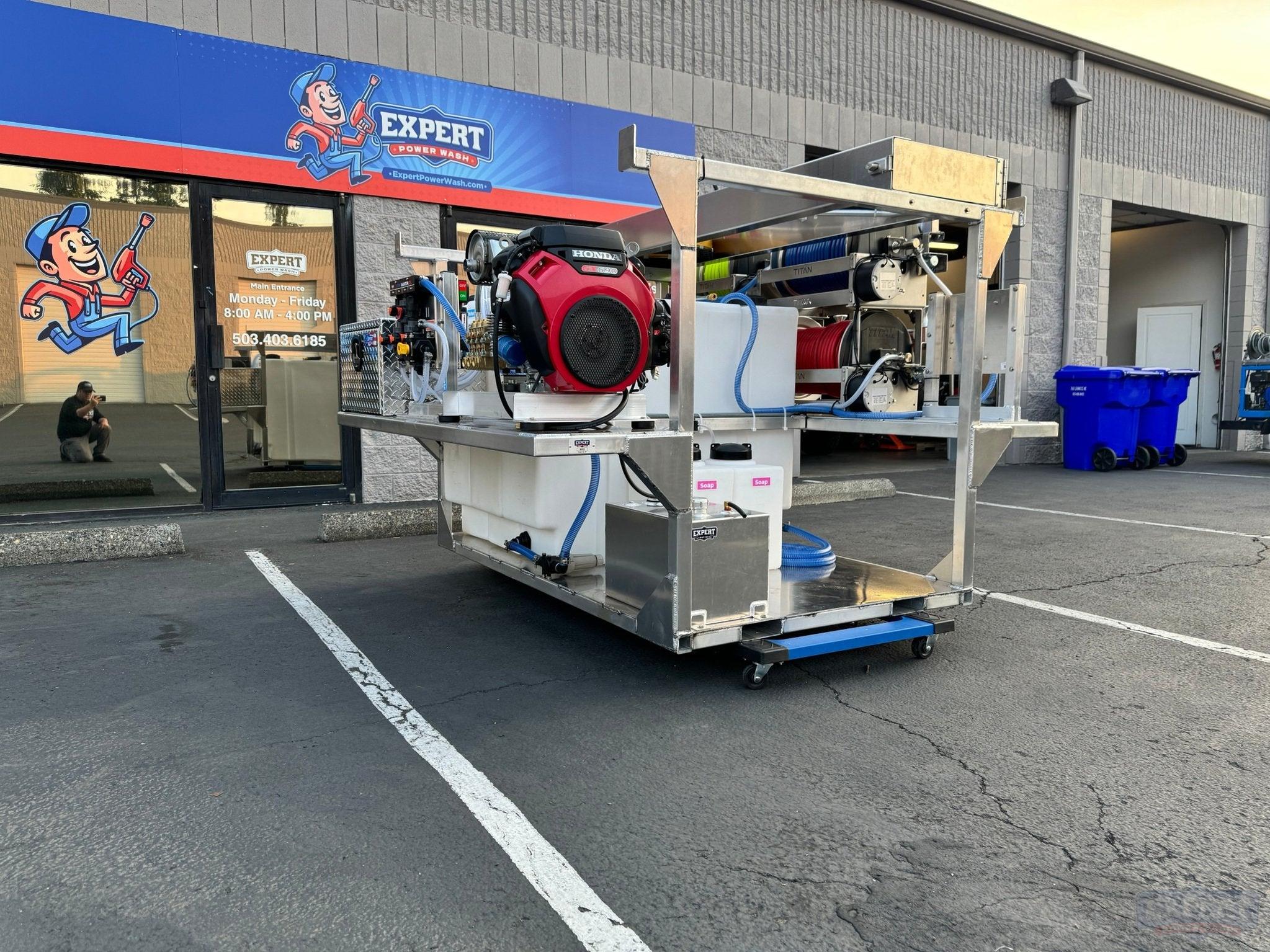 Double Stacked 6.5ft Pressure Washing Truck Skid- Niel’s Skid