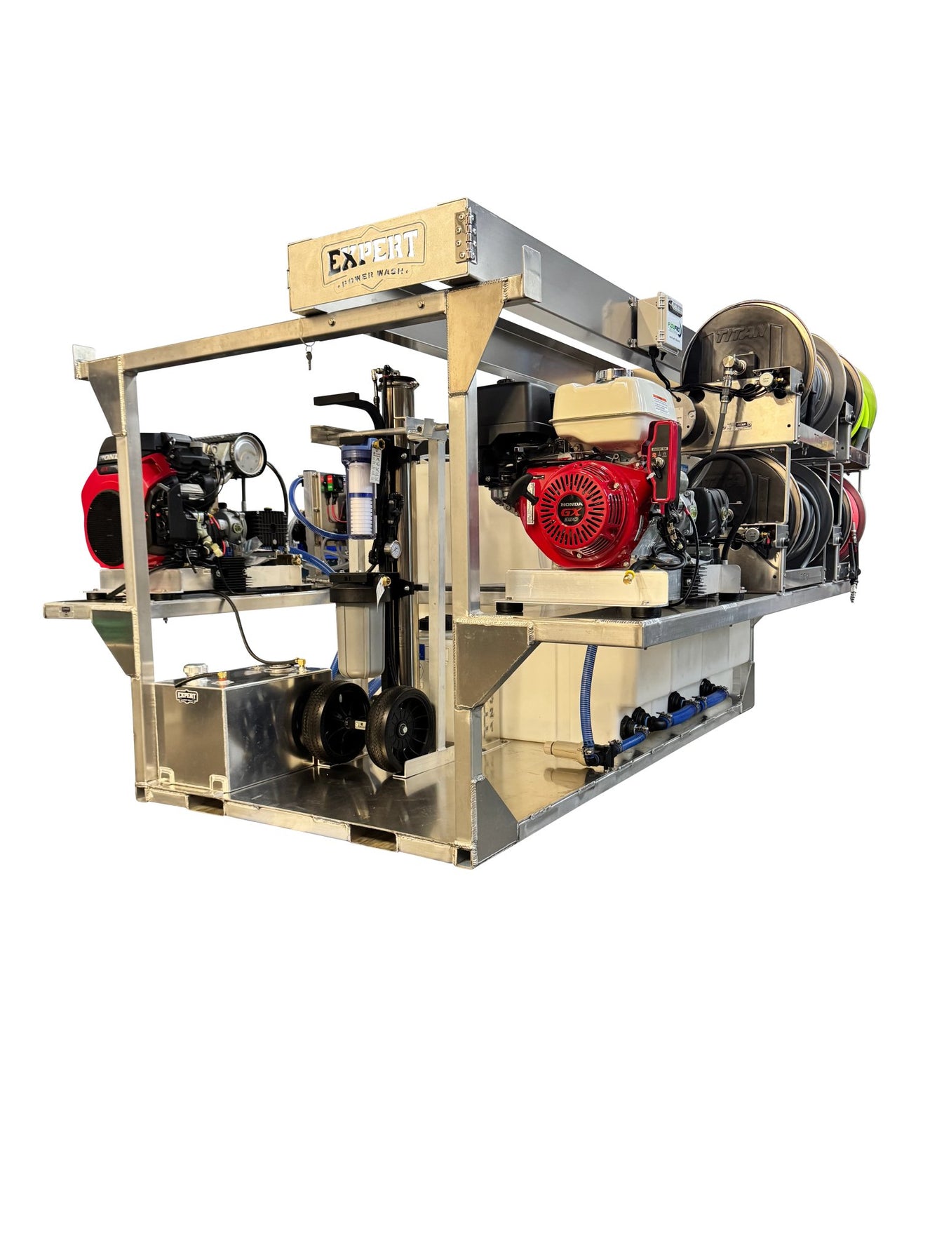 Max Flow Pressure Washing Truck Skid Setup- Alex's Skid