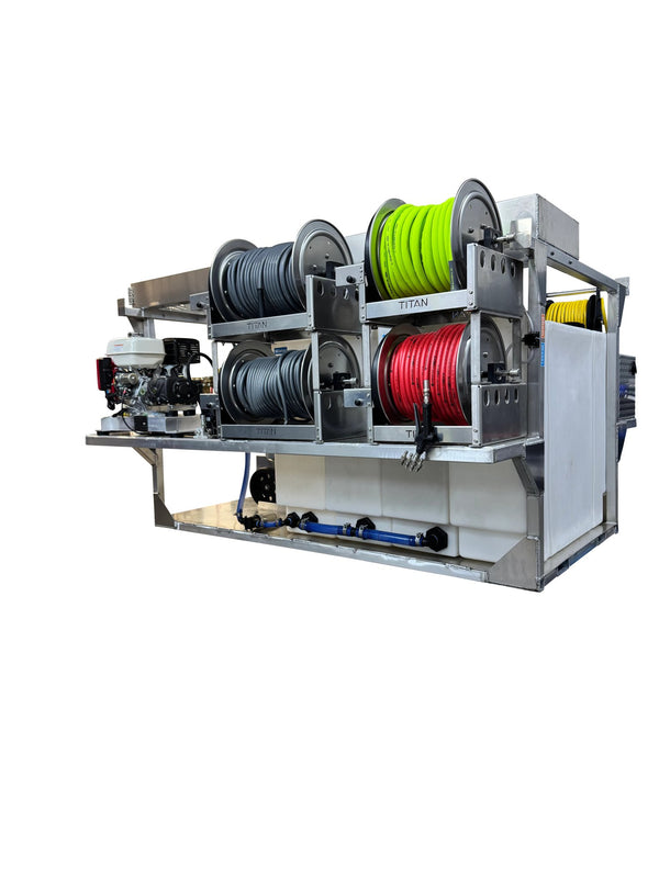 Max Flow Pressure Washing Truck Skid Setup- Alex's Skid