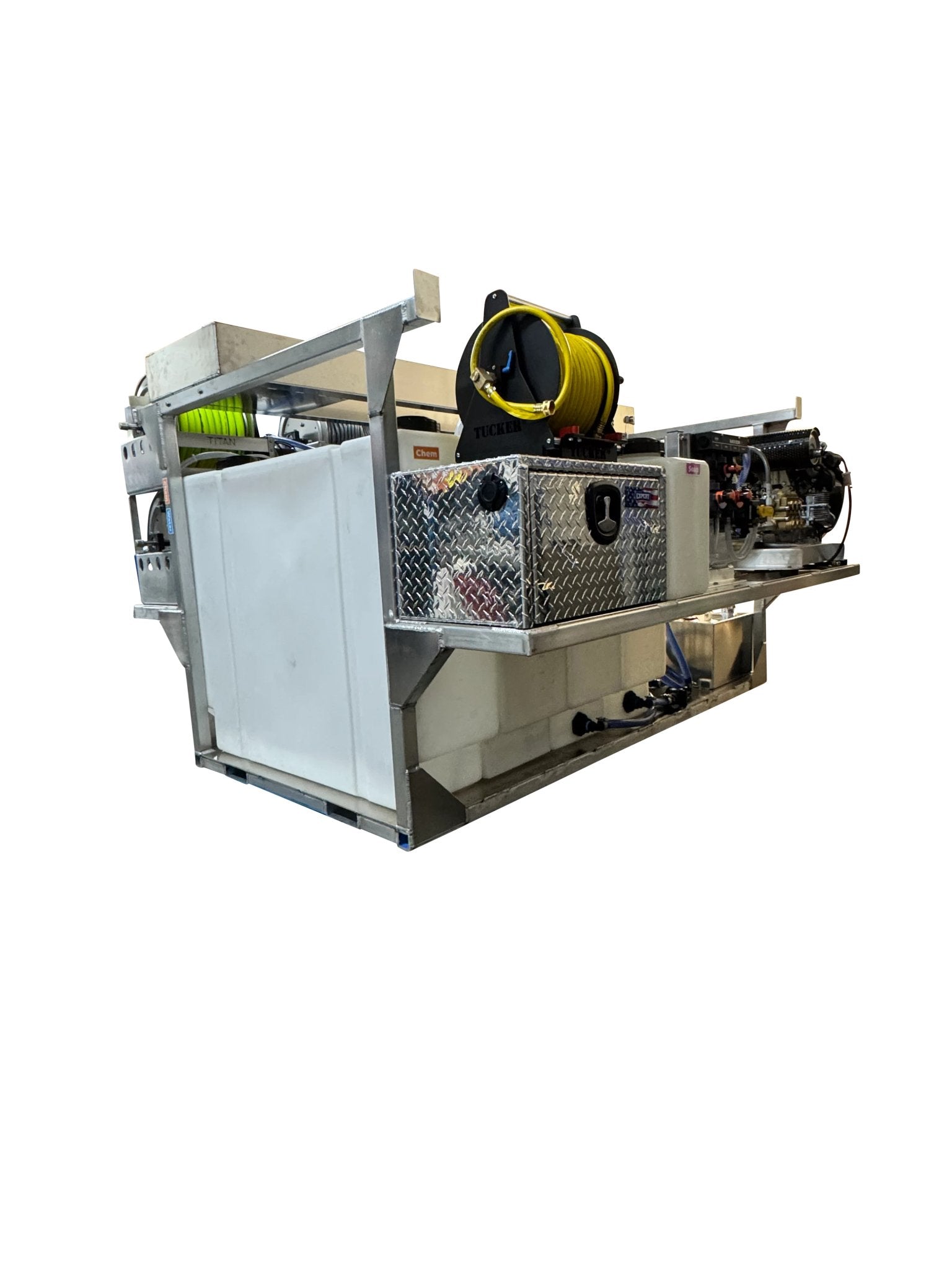 Max Flow Pressure Washing Truck Skid Setup- Alex's Skid