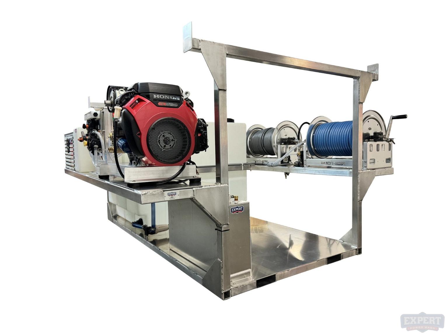 Pressure Washing and Soft Wash Truck Skid Setup- The Workhorse