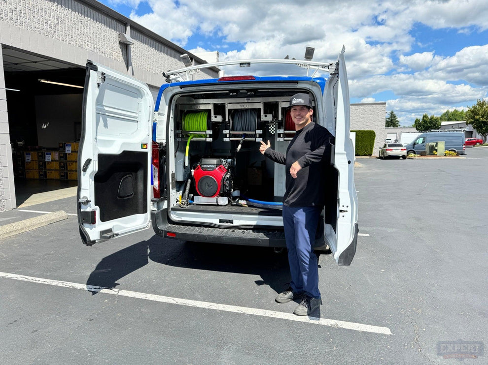 Transit Pressure Washing Van Build